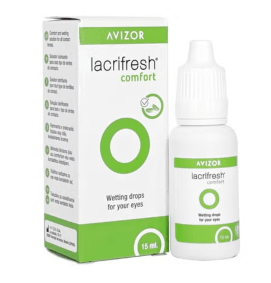 Avizor Lacrifresh Comfort Eye Drops 15ml | My Colored Lenses – www ...